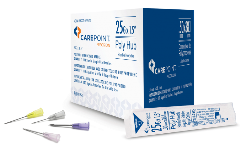 CarePoint Precision Luer Lock, Luer Slip Conventional Syringes & Needle ...